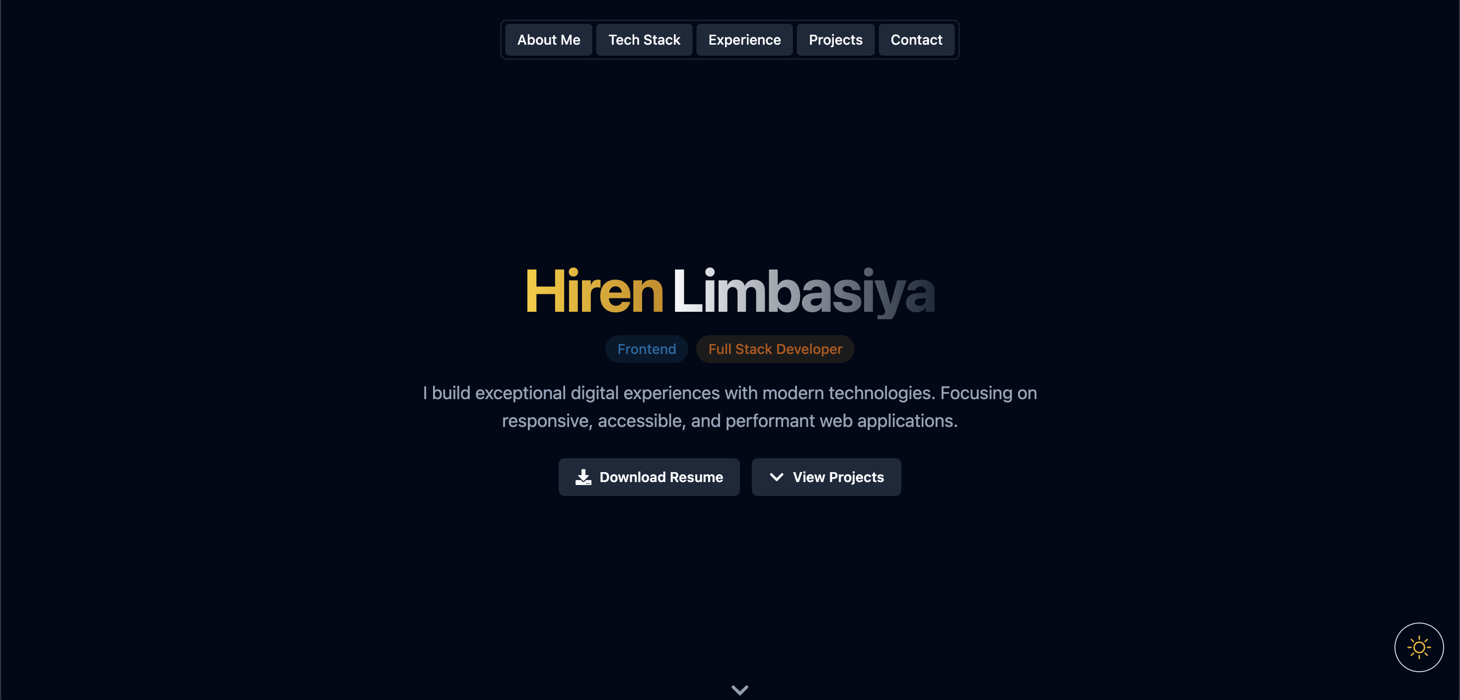 Hiren Limbasiya | Full Stack Developer & Software Engineer